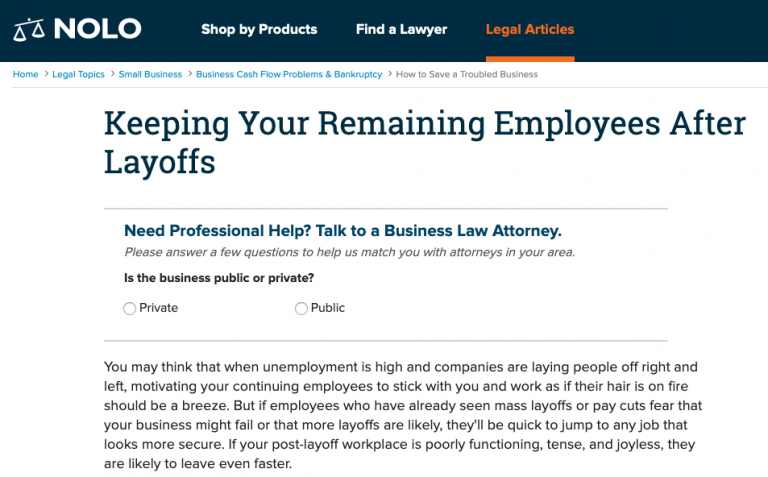 After the Layoffs: Keeping the Team Engaged – MyEmployees